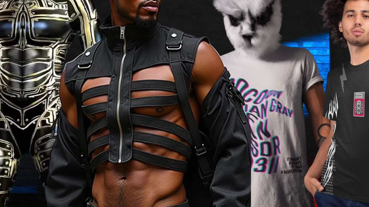 Techno Rave Outfits Männer | Festival Outfits | Techno Shirts | Rave ...