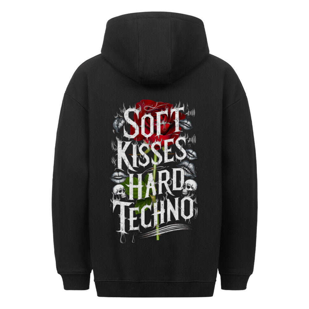 "Soft kisses hard Techno" Oversized Hoodie | Festival Outfits | Techno ...